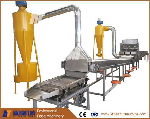 Dry Type Red Skin Peanut Blanching Machine Iso Roasted Groundnut ...