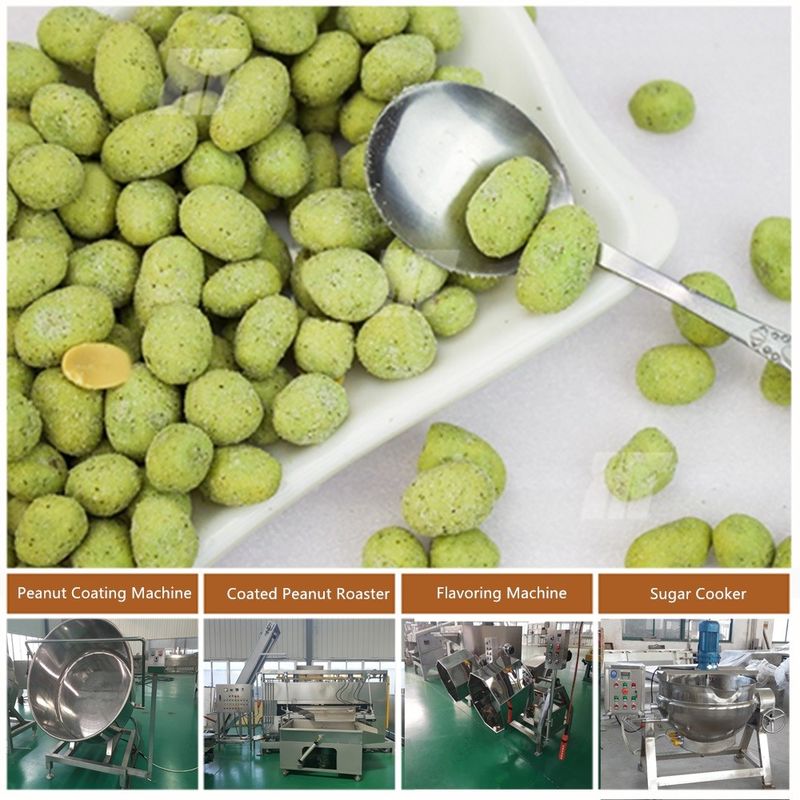 Octagonal Peanut Coating Machine Drum Potato Chips Seasoning Machine