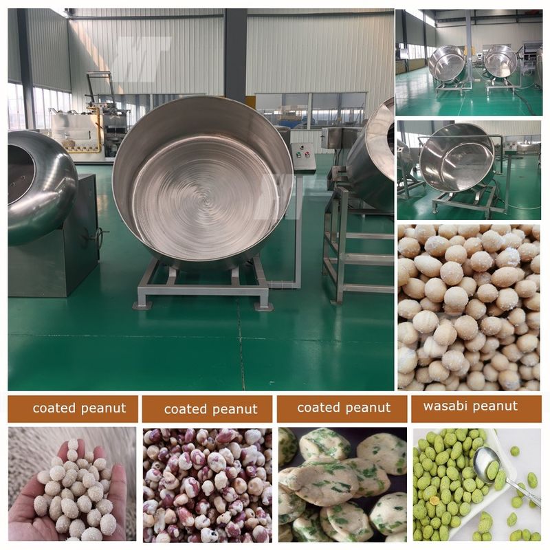 Fish Skin Peanut Coating Machine SUS304 Cashew Coating Machine