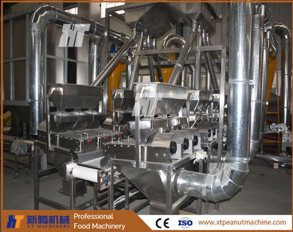 Roasted Peanut Blanching Machine Whole Groundnut Peeling Machine